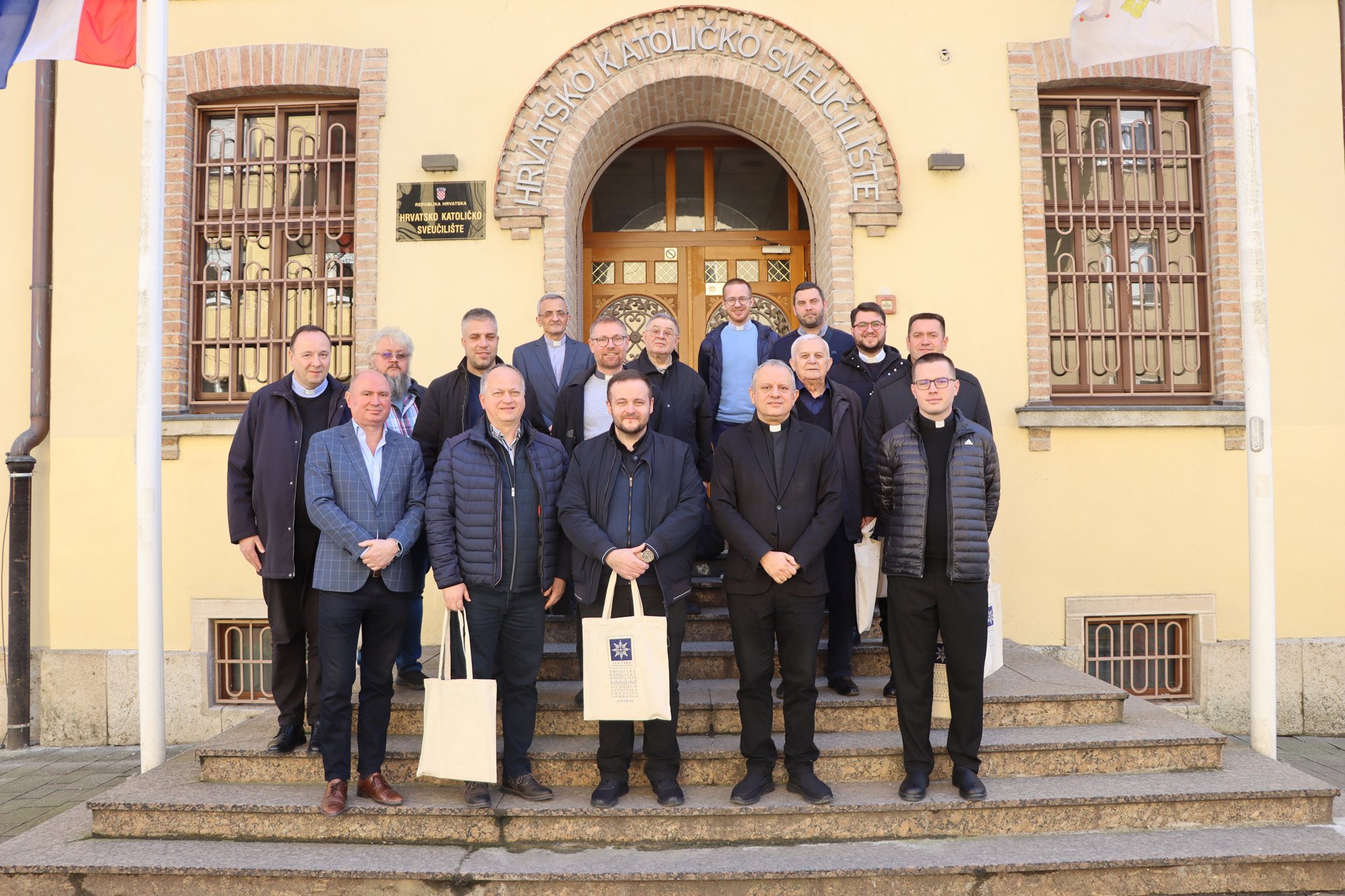Rector Tanjić hosted 13 priests from the Novi Zagreb Deanery | UniCATH